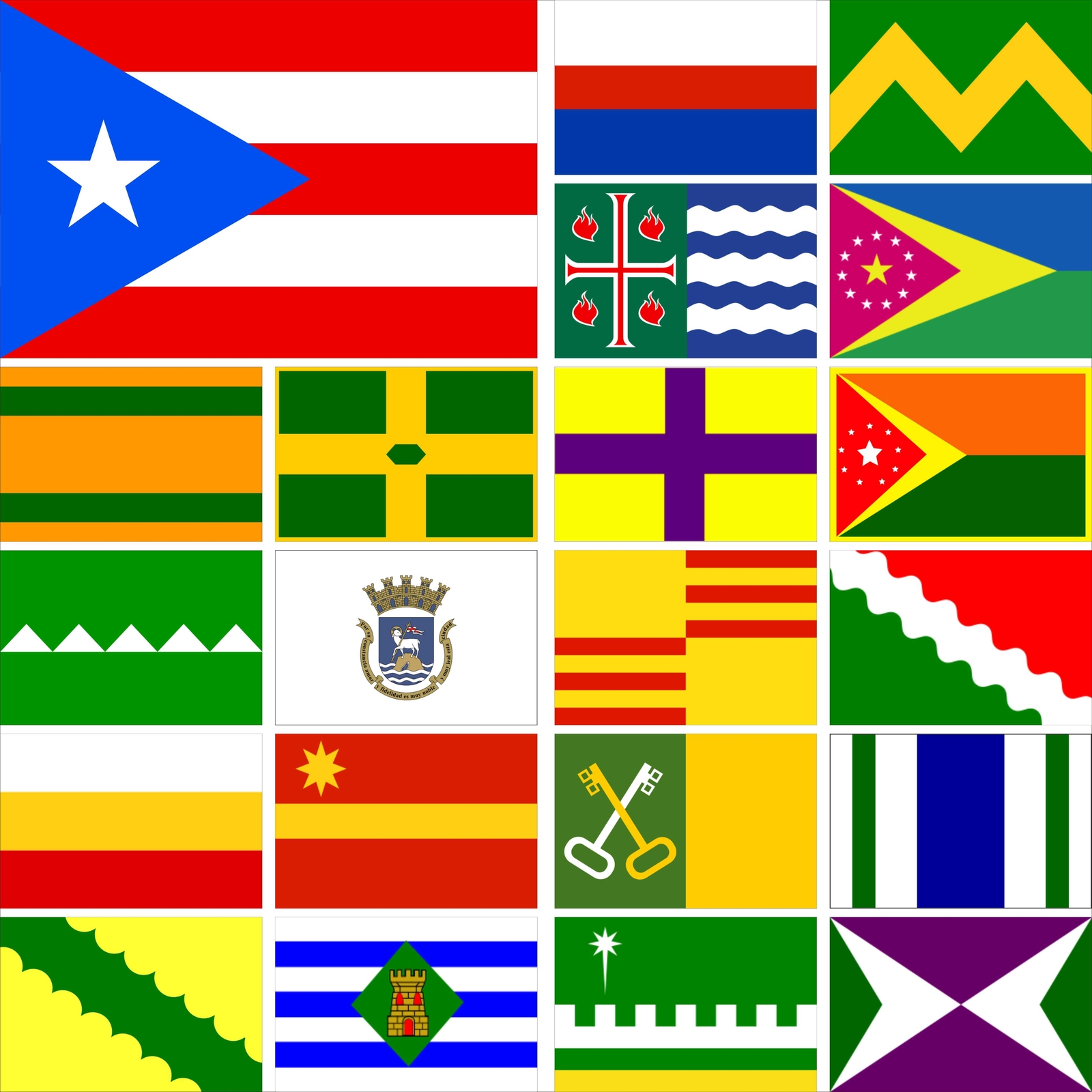 66 Puerto Rico Flag Guanica Guayama Guaynabo Hatillo Jayuya Lares Loiza Luquillo | eBay