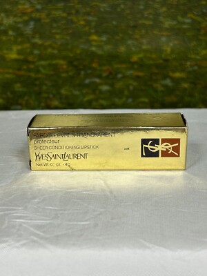 YSL FARD A LEVRES TRANSPARENT PROTECTEUR SHEER CONDITIONING LIPSTICK 4G ...