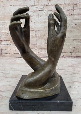 The Cathedral by Auguste Rodin - Bronze Sculpture of Two Hands ...