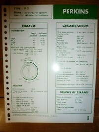 P3 Fiche Technique Perkins | eBay