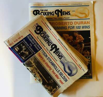 Vintage The USA Boxing News Newspaper - 10 Different Issues 1995-2004 ...