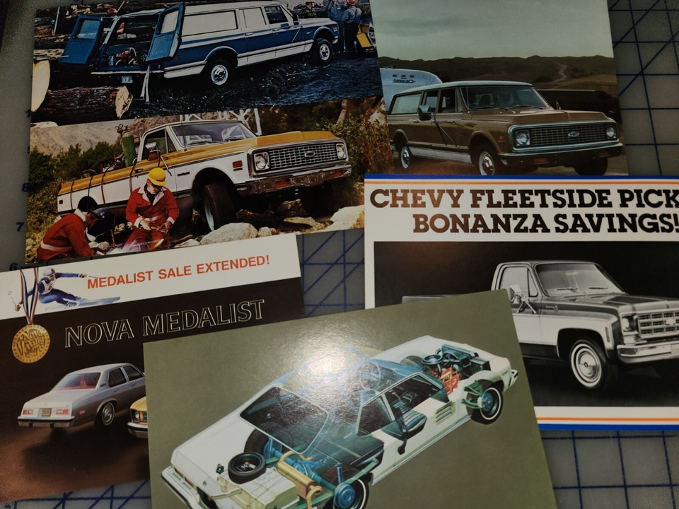 1970s Chevrolet Post Cards Lot of 5 | eBay