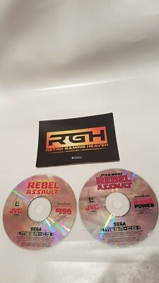 STAR WARS REBEL ASSAULT SEGA MEGA CD DEMO DISC SEGA PRO + MEGA POWER ...