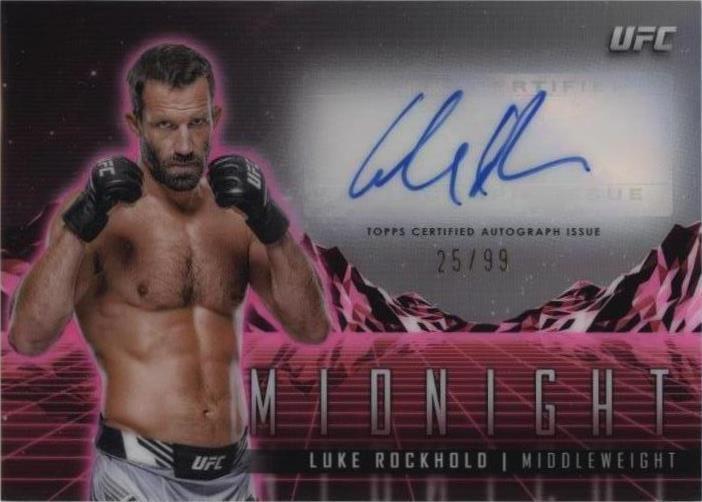 2024 Topps Midnight UFC - Horizon Signatures Luke Rockhold #HS-LRD ...