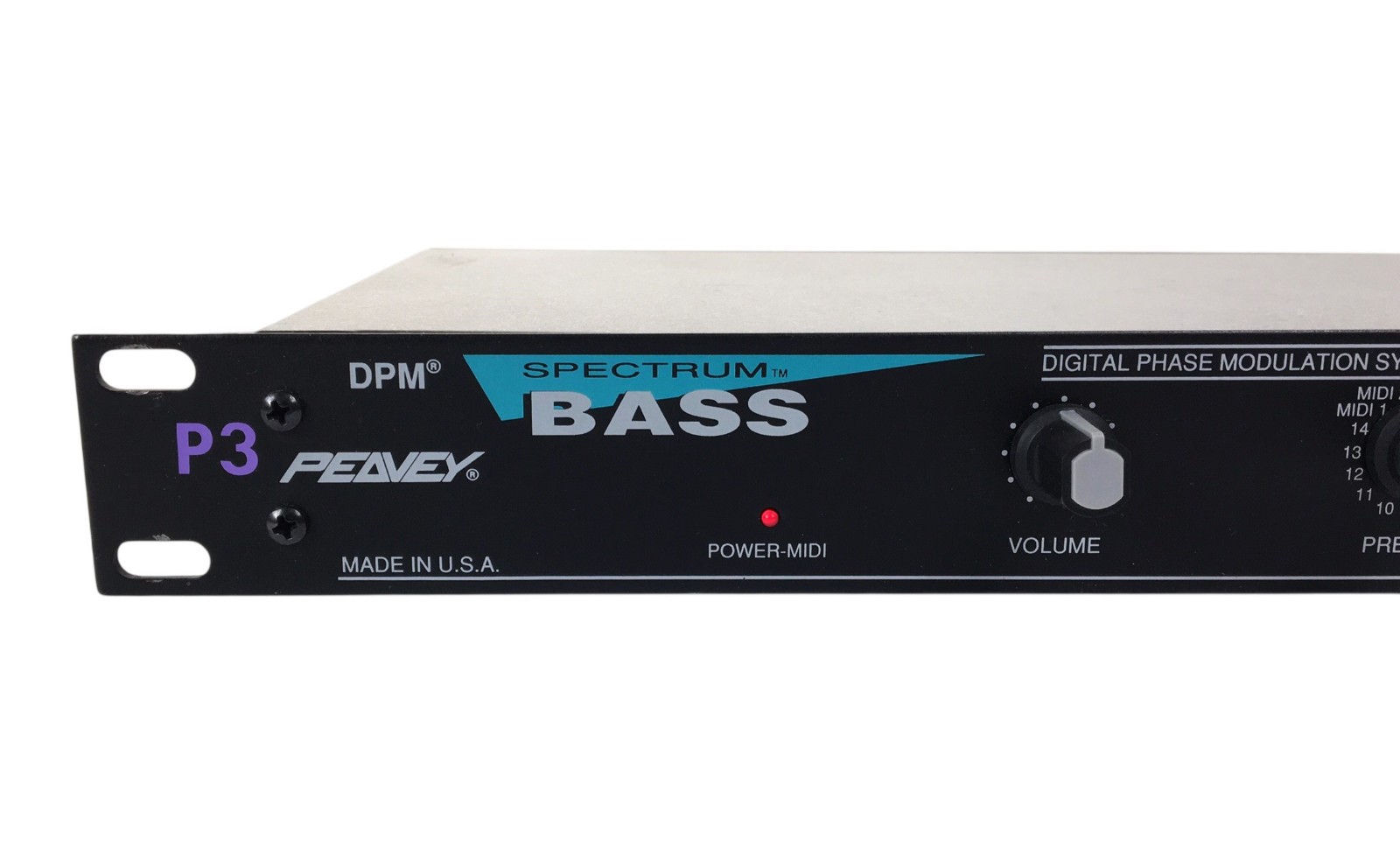 PEAVEY SPECTRUM BASS Digital Phase Modulation Synthesizer Sound Module ...