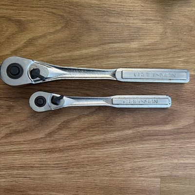 Craftsman Tools Made In USA 3/8” And 1/2” Drive Ratchets 44808 & 44809 ...