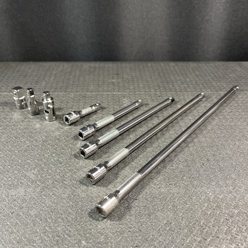 MINT Snap-On 1/4” Drive 8 Extensions / Knurled TMXK, Swivel TMU8B ...