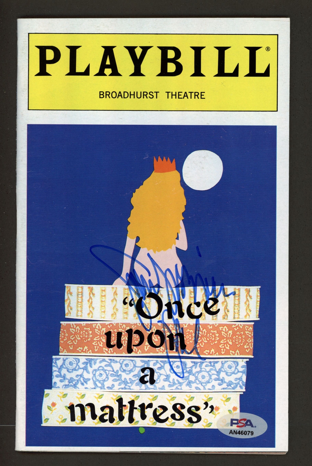 Sarah Jessica Parker Autographed Signed Playbill Autograph PSA/DNA AN46079