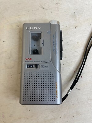 Sony Clear Voice M-530V VOR Microcassette Recorder Tested **FOR PARTS ...