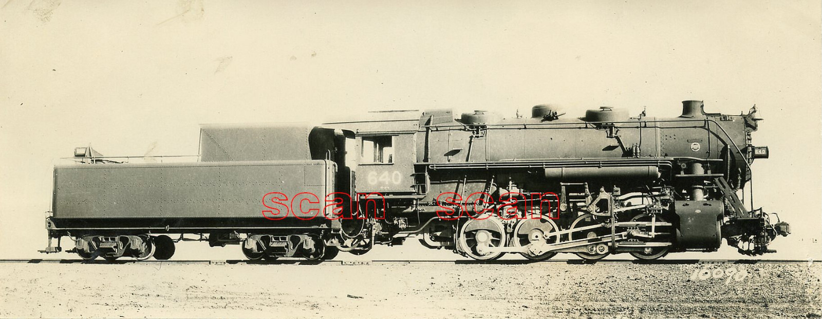 3BB078 BUILDER RP 1920s? BOSTON & MAINE RAILROAD 080 LOCO #640 | eBay
