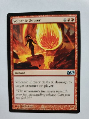 MTG Magic The Gathering Card Volcanic Geyser Instant Red M13 | eBay