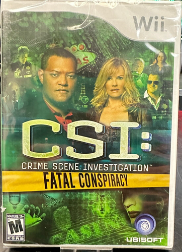 CSI: Crime Scene Investigation - Fatal Conspiracy (Nintendo Wii, 2010 ...