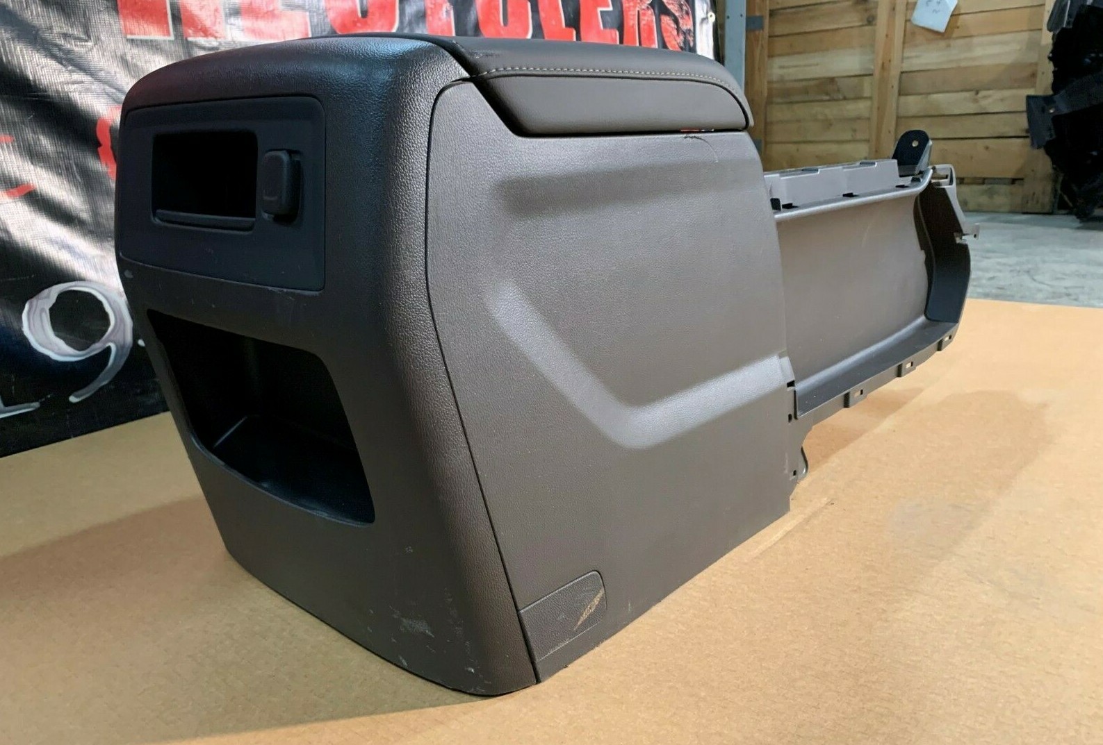 2015 2016 Saddle Brown Center Floor Console Chevy Silverado GMC Sierra ...