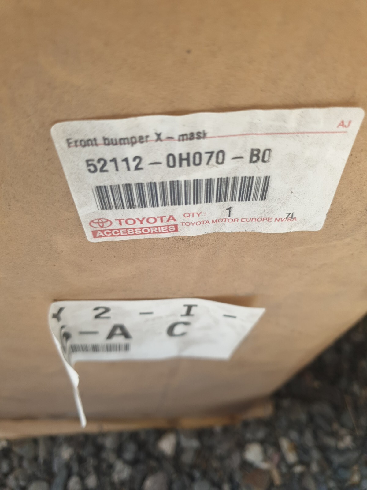 Genuine New Toyota Aygo 2014 Onwards Front 'X' Electro Grey - 52112 ...