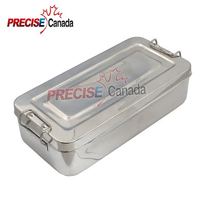Instruments Storing Box 8"X4"X2" With Lid Lock Dental Surgical DS-1292 ...