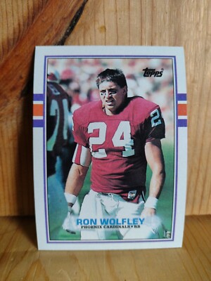1989 Topps NFL: #280 RON WOLFLEY. PHOENIX CARDNALS. . . FT5 | eBay