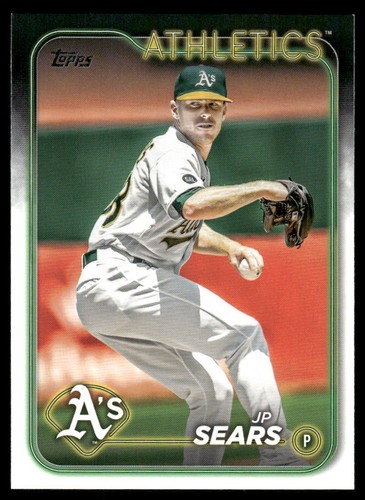 2024 Topps JP Sears #80 Oakland Athletics Baseball Card | eBay