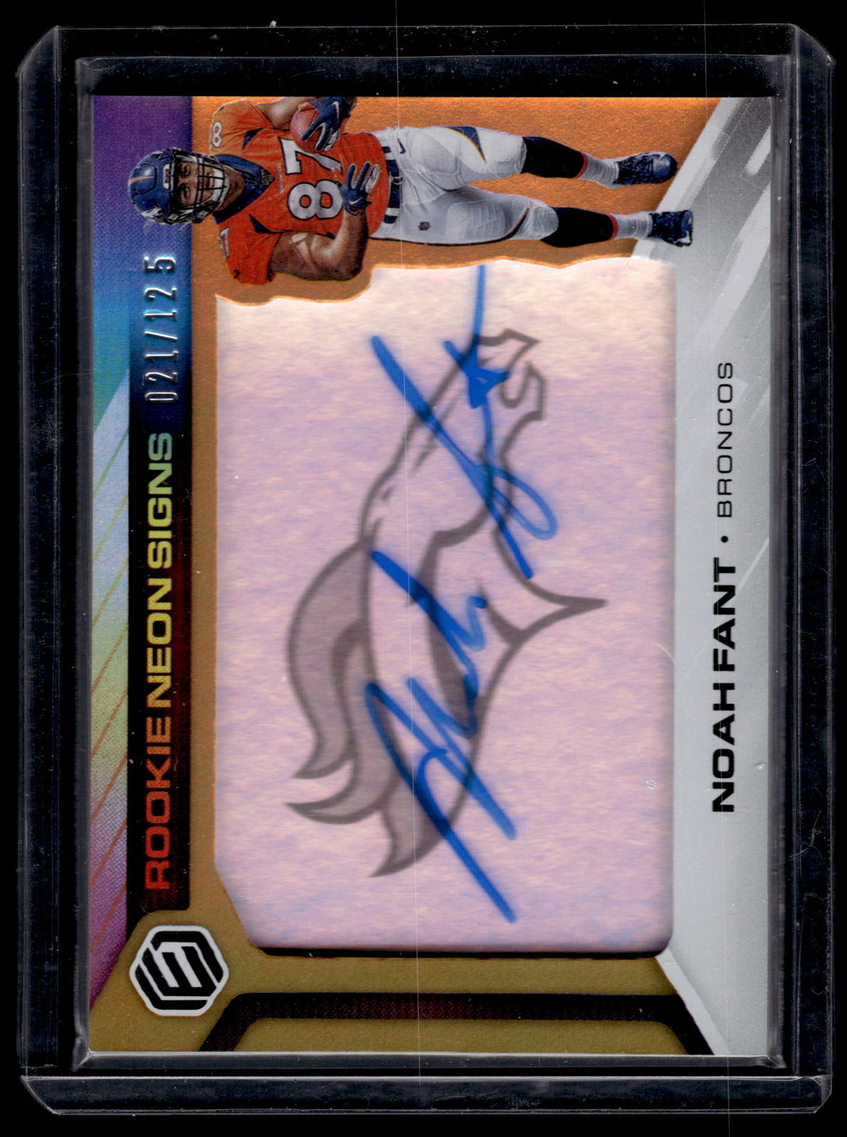 2019 Panini Elements - Rookie Neon Signs Noah Fant #RNS-NF Orange /125 ...