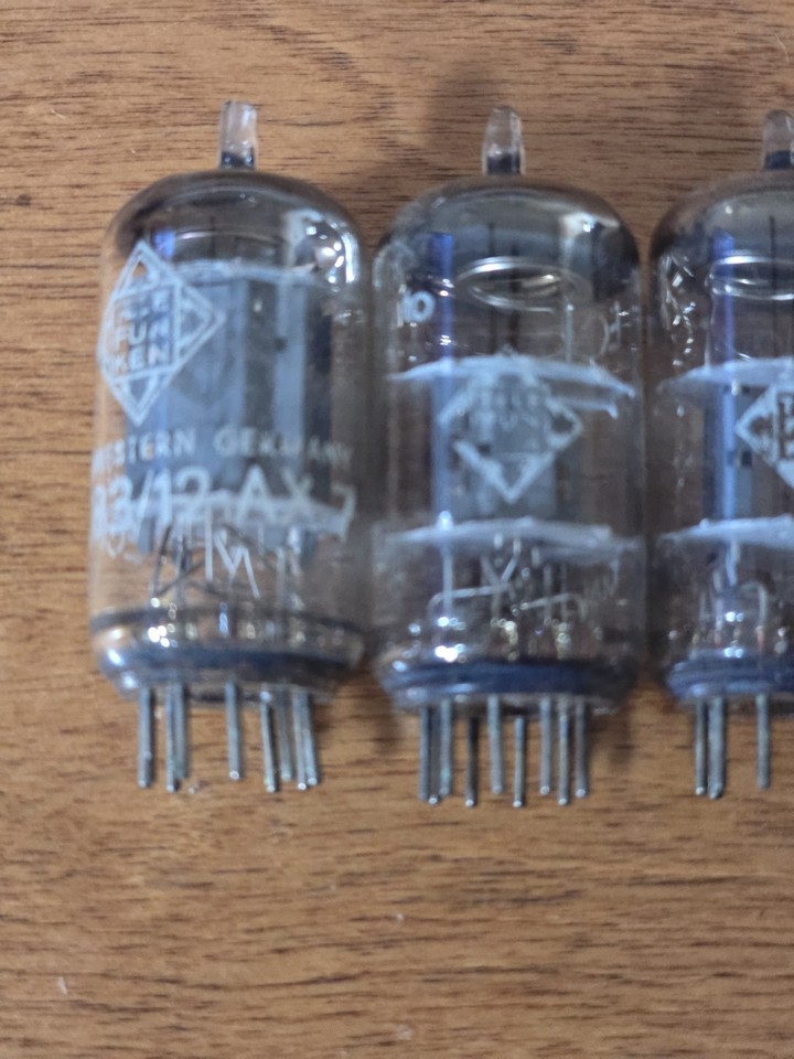 3 TELEFUNKEN 12AT7 ECC81 TUBES & (1) ECC83 12AX7 Tube | eBay