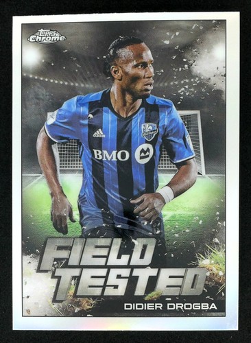 2022 Topps Chrome MLS Didier Drogba #FT-2 Soccer Montreal Impact Field ...
