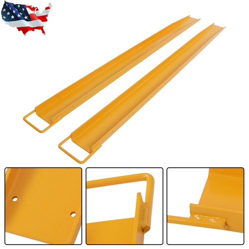Max Pallet Fork Extension Heavy Duty Steel Pallet Extensions 4.5" Width ...