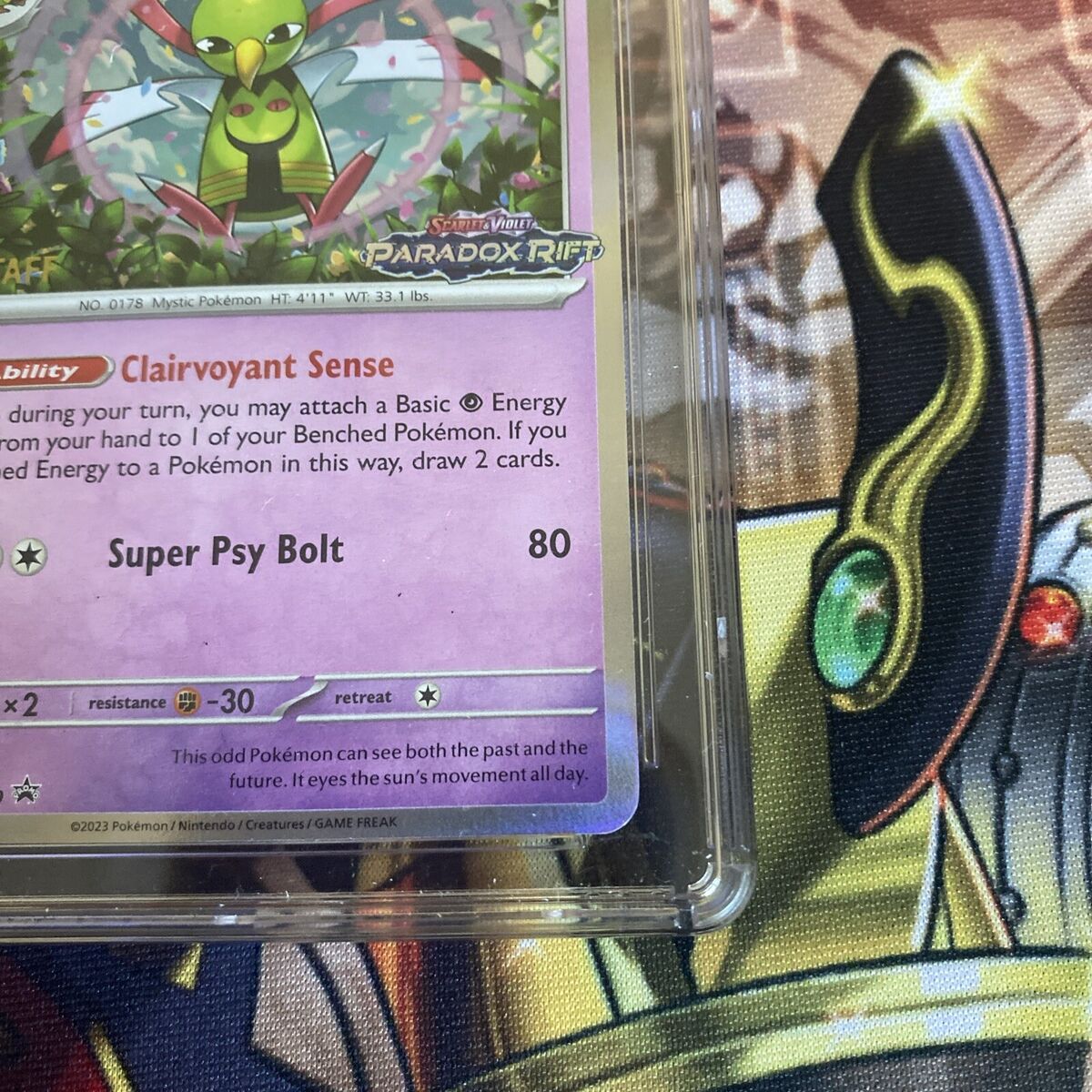 Pokémon CGC 10 Staff Xatu SVP EN 059 Paradox Rift Prerelease Pokémon CGC 10 Staff Xatu SVP EN 059 Paradox Rift Prerelease