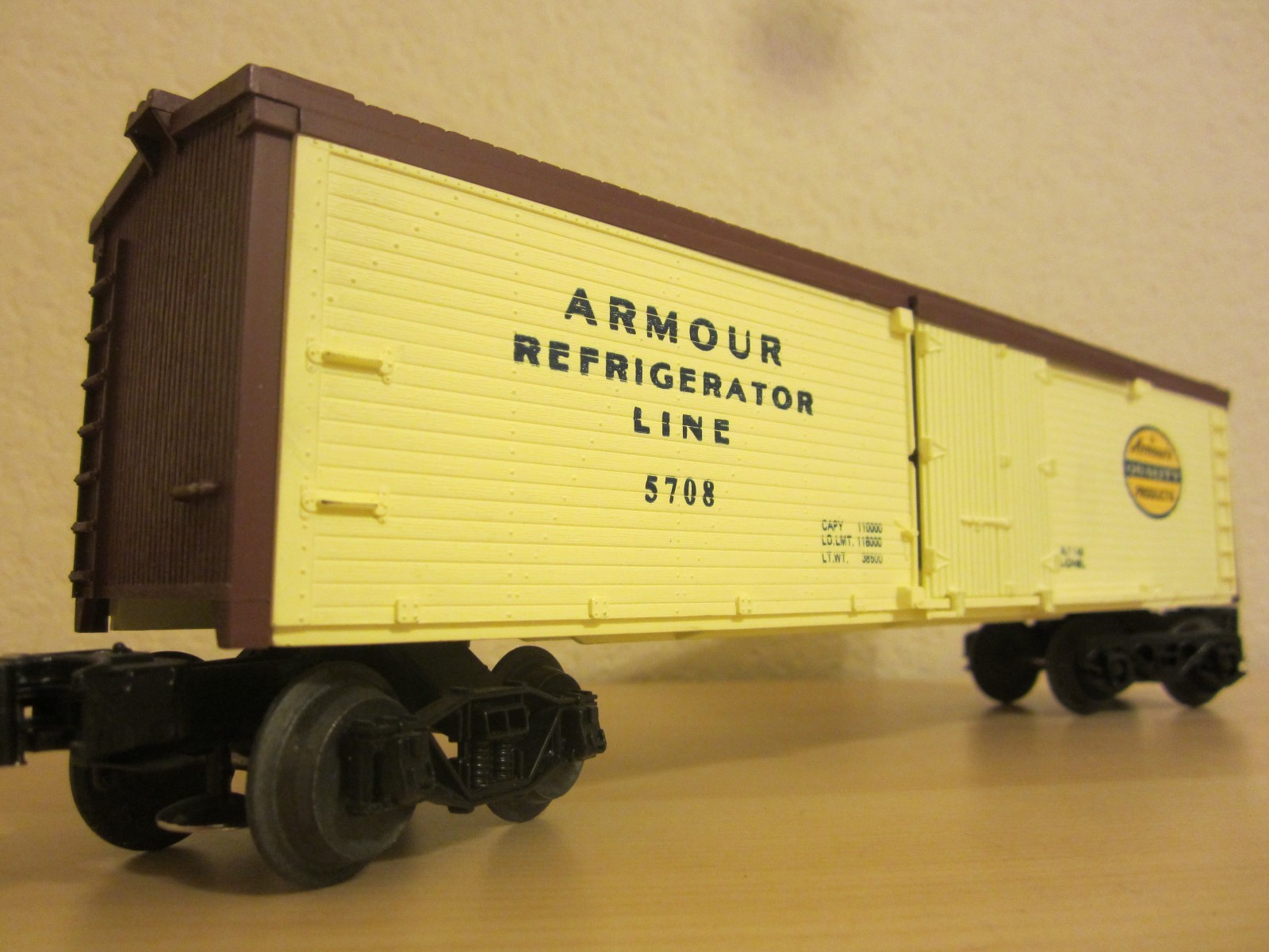 LIONEL Armour Products wood sheath style billboard Reefer # 5708 | eBay