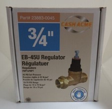 Cash ACME Regulator Type Eb-86 Set 45 PSI Range 10-70psi 400psi 180 F ...