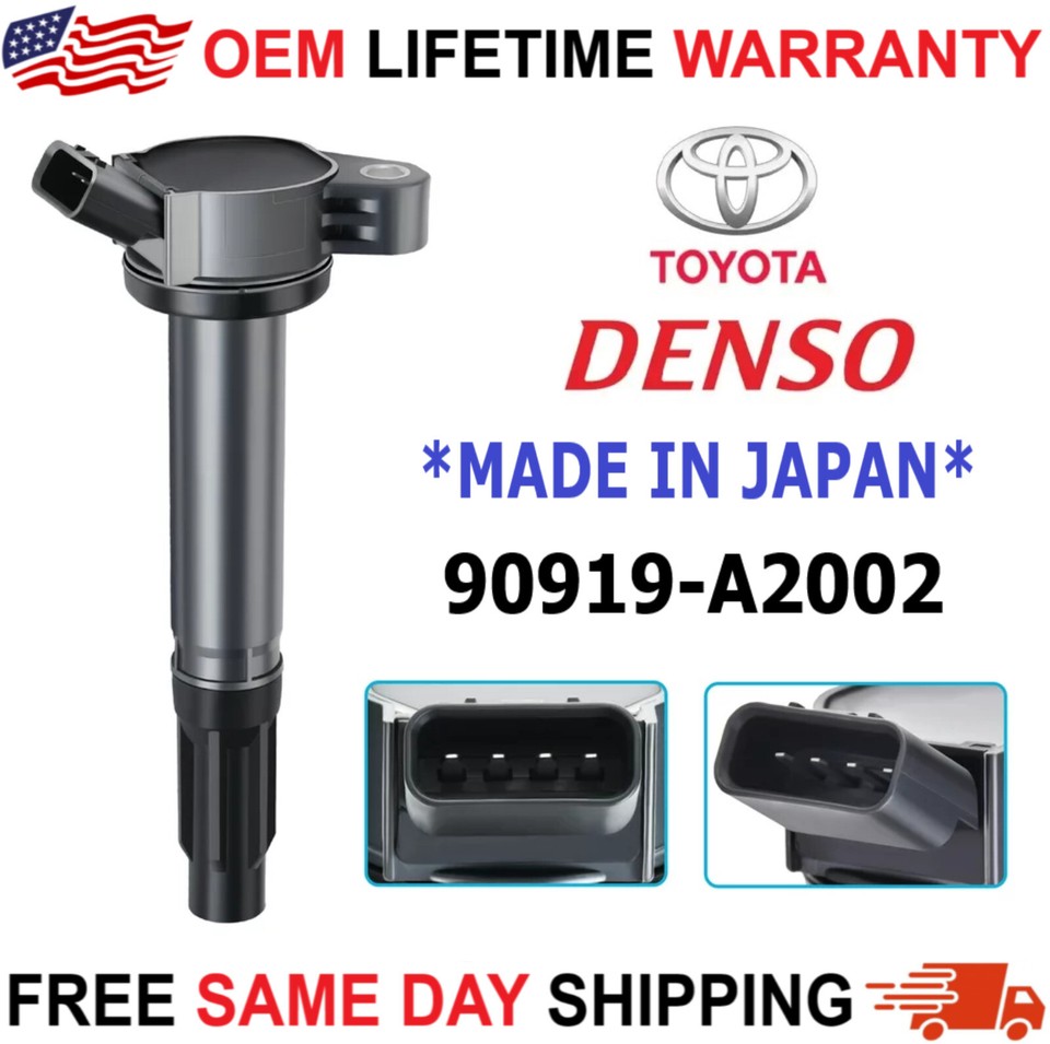 GENUINE DENSO Ignition Coils For 2005-2022 Toyota & Lexus I4 V6 V8 ...