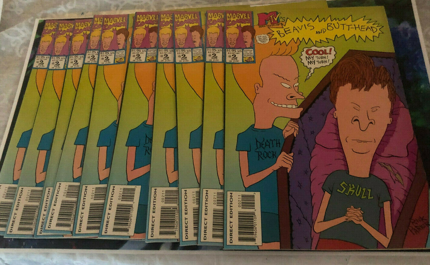 Beavis and Butthead Comic Book # 2 with 5 x copies direct edition VF/NM ...