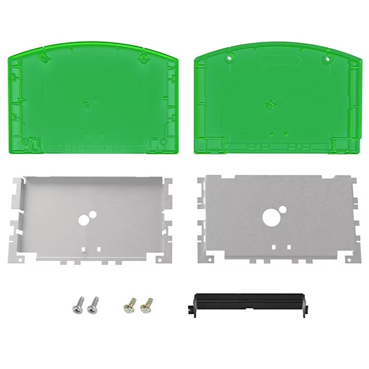 N64 Nintendo 64 Replacement Game Cartridge Cart Shell Case Set Housing ...