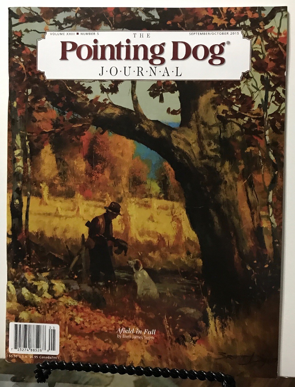 Pointing Dog Journal Afield In Fall Gun Room Sept/Oct 2015 FREE ...