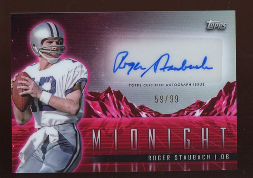 2024 Topps Midnight #HZS-RS RED Roger Staubach HOF AUTO 59/99 | eBay