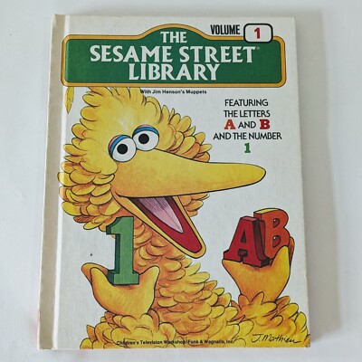 1978 book the sesame Street library featuring the letters A and B and ...
