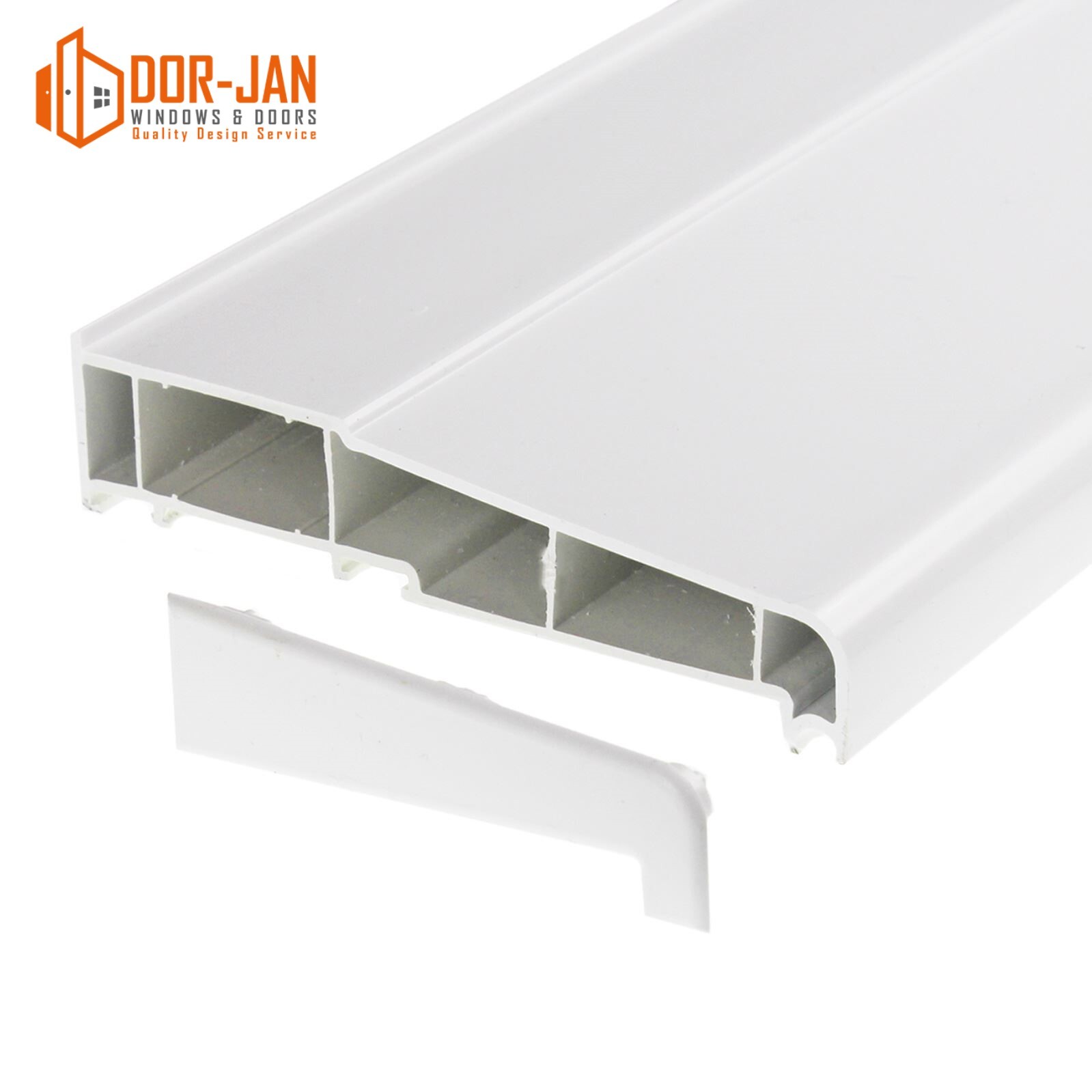 150mm UPVC Sill Window Door Patio PVC Plastic Cill End Caps External 1m ...