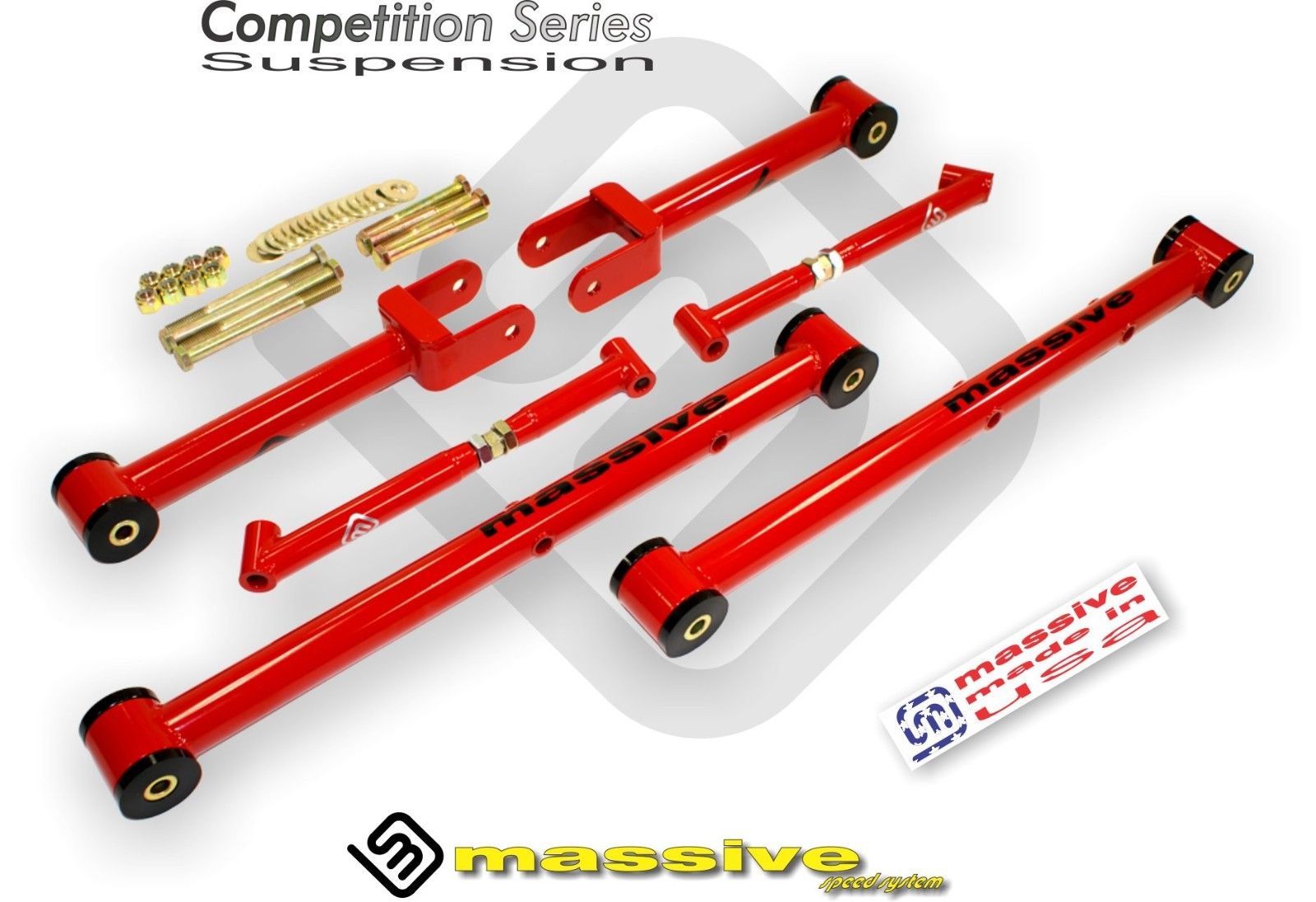 MSS Control Arms Brace & Upper Lower Trailing 64-67 GM A Body Kit ...