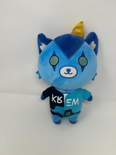 Krew District Teddy 14” Plush Krew Blue Black Collectible with Clothes ...