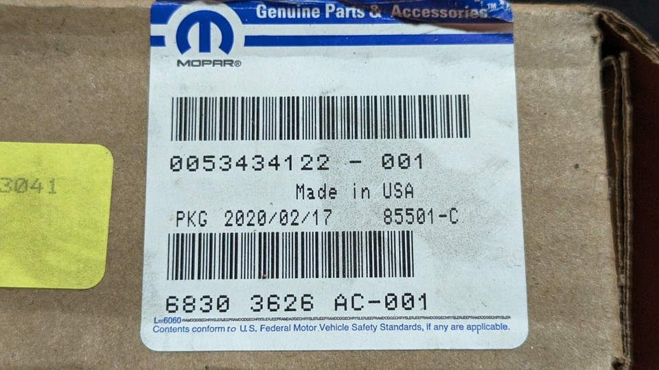 2014-2018 Jeep Cherokee Mopar Radiator Grille Kit 68303626AC | Front ...