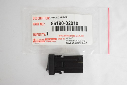 GENUINE TOYOTA COROLLA TACOMA Tundra RAV4 AUXILIARY STEREO ADAPTER ...