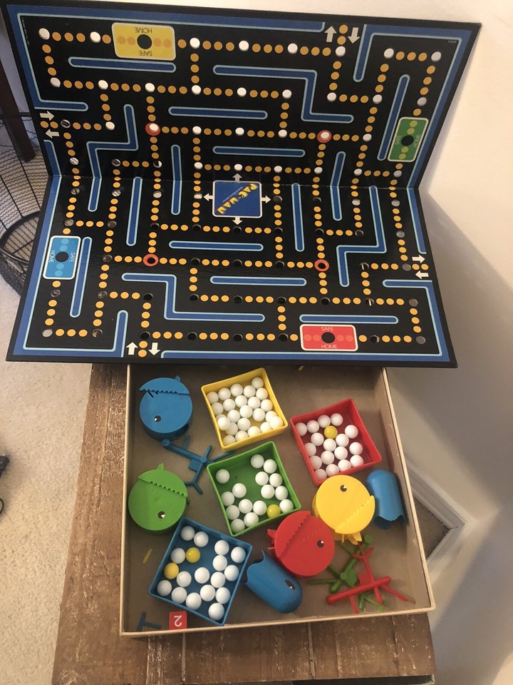 Pac-Man Board Game Vintage 1980 Milton Bradley | eBay