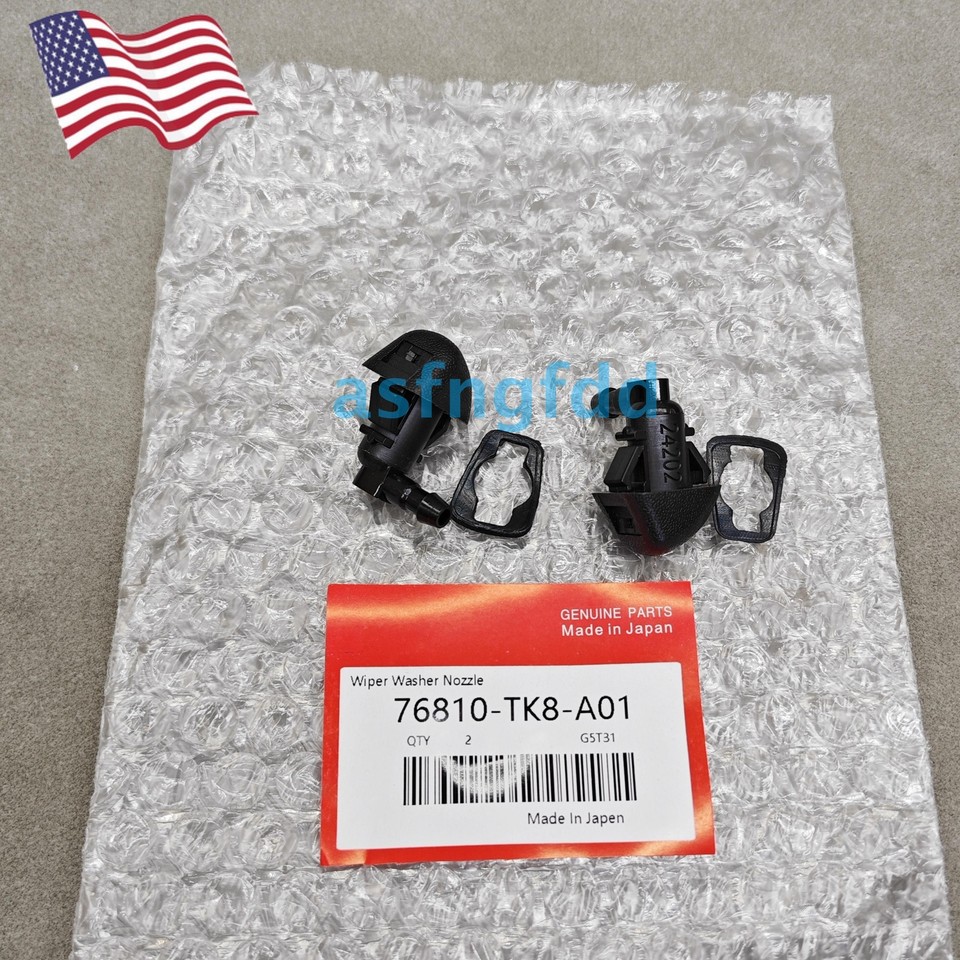 OEM 2X Windshield Washer Sprayer Nozzle 76810-TK8-A01 For 2011-17 Honda Odyssey | eBay