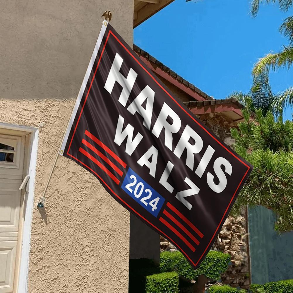 Kamala Harris Tim Walz 2024 Flag Harris for | Grelly UK