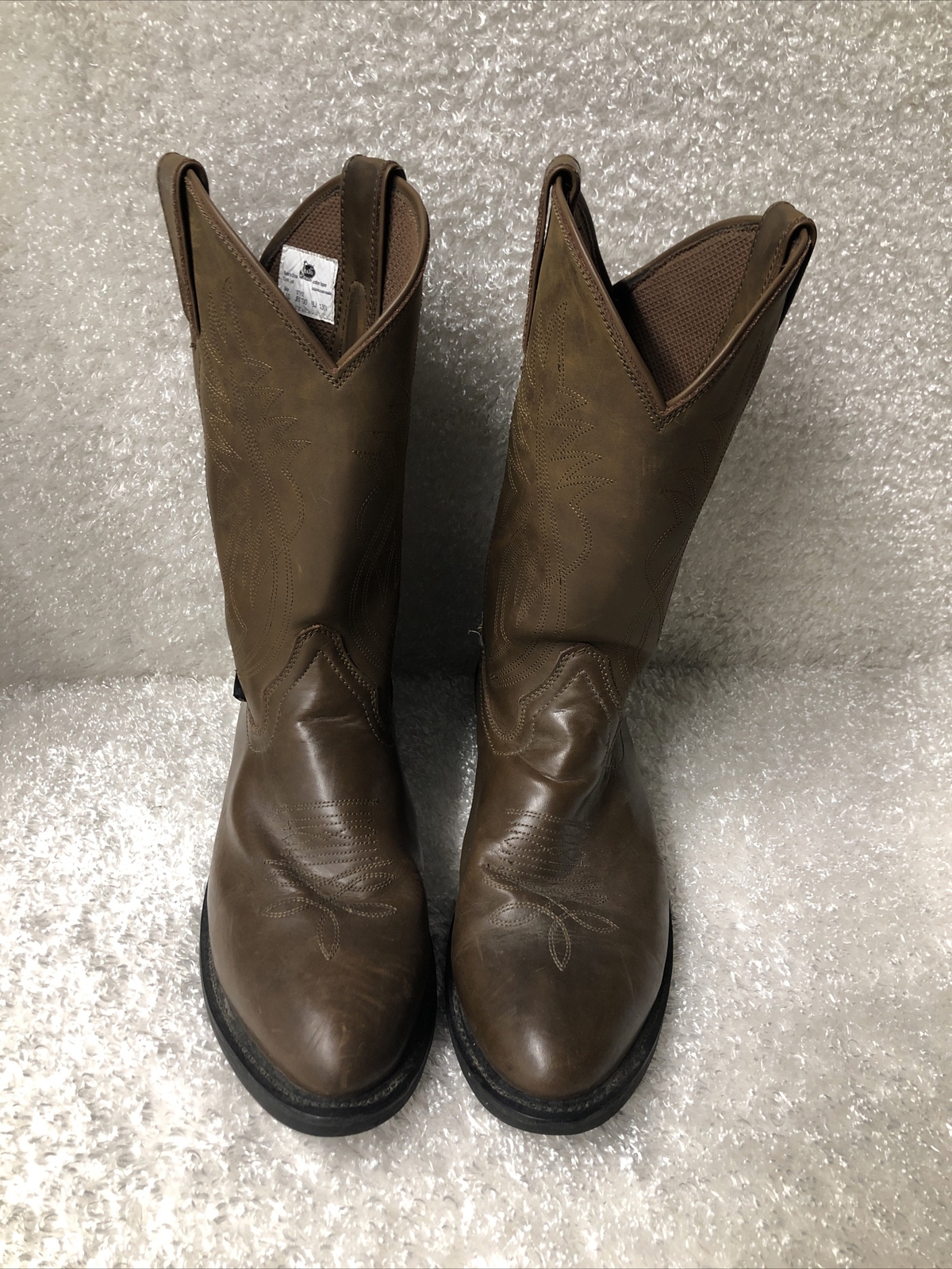 Justin Farm & Ranch JB1100 men's western boots 10.5 … - Gem