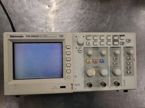 Tektronix TDS 2002B 2 Channel Digital Storage Oscilloscope 60 MHz 1 GS ...