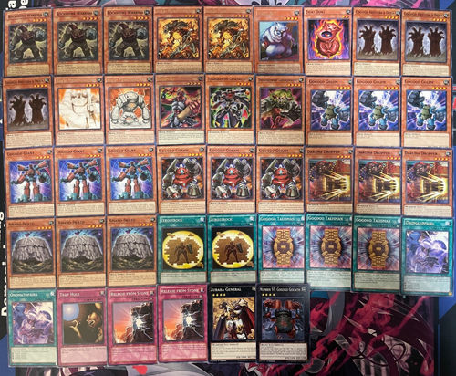 YUGIOH - GOGOGO DECK - NUMBER 55 GOLIATH, GIANT RAT, GOLEM, KOA'KI ...