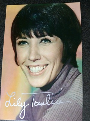 LILY TOMLIN Authentic Hand Signed Autograph 4X6 PHOTO -- FAMOUS ACTRESS ...
