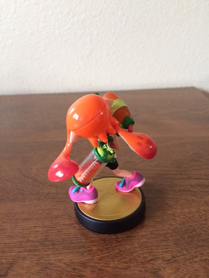 Amiibo Splatoon Series INKING ORANGE GIRL ** Pre-Owned | eBay