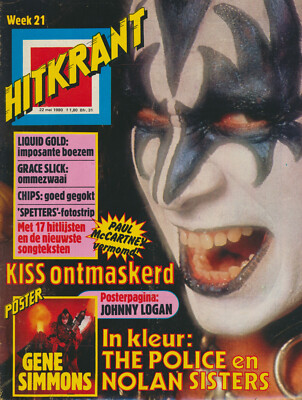 Kiss - The Police - Nolan Sisters - Hitkrant - May 22, 1980 [Holland ...