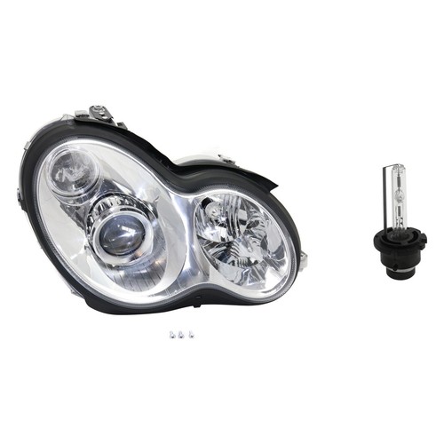 Headlight For 2003-2005 Mercedes Benz C240 02-04 C320 RH Kit w/ Bulb/s ...