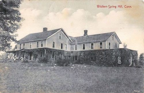 Wildfern Spring Hill Connecticut Historic Bldg Postcard Copy | eBay